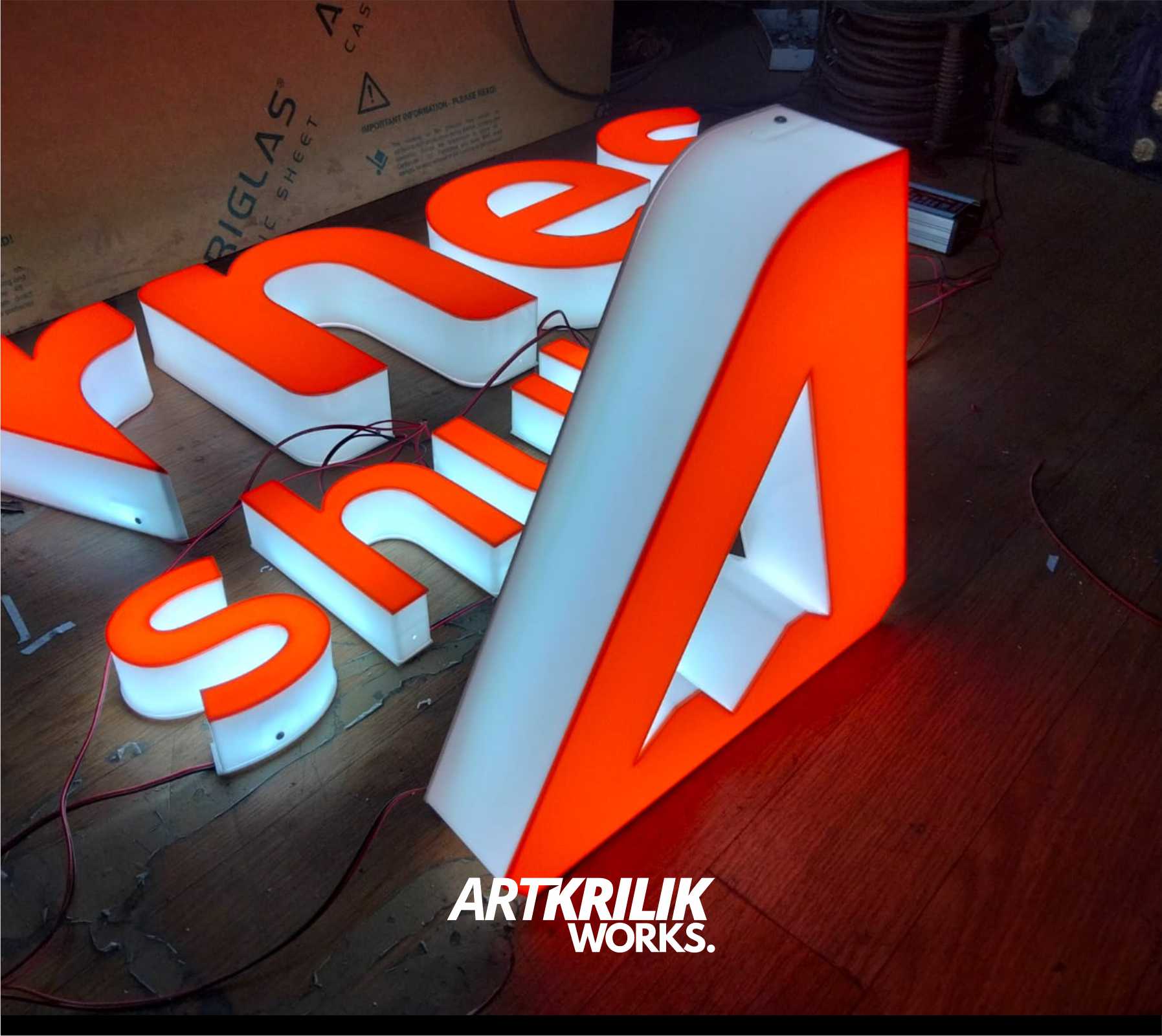 Jasa Pembuatan Huruf Timbul Bandung - Artkrilik.com